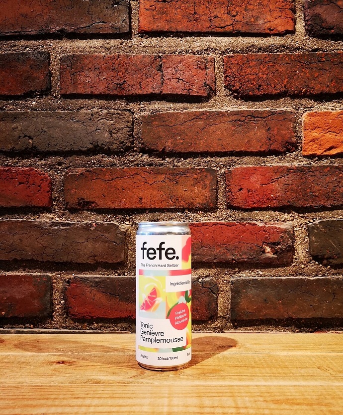Fefe - Hard Seltzer Genièvre Pamplemousse (33cl) - Le Chant du vin